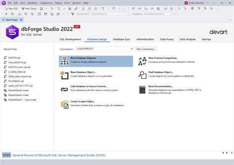Database Diagram Tool For SQL Server Design Database ER Diagrams