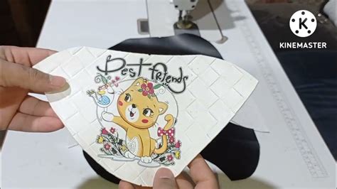 شنطه مدرسه طريقه عمل وش الشنطه وتصميم اي موديل خاص بينا Youtube