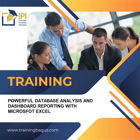 Training Powerful Database Analysis And Dashboard Reporting With Microsoft Excel Training Bagus