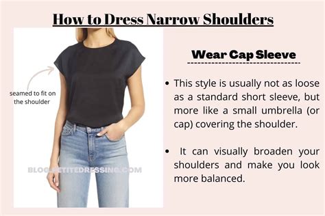 16 Ways To Dress Narrow Shoulders Wear Cap Sleeve