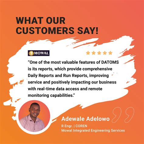Testimonial Review Customersuccess Innovation Iot Businessgrowth Datoms