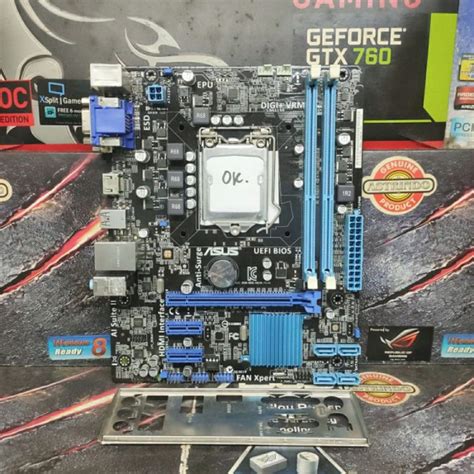 Jual Motherboard Asus H M A Socket Lga Ddr Shopee Indonesia