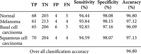 Performance Measure Of Cnn Classification Download Scientific Diagram