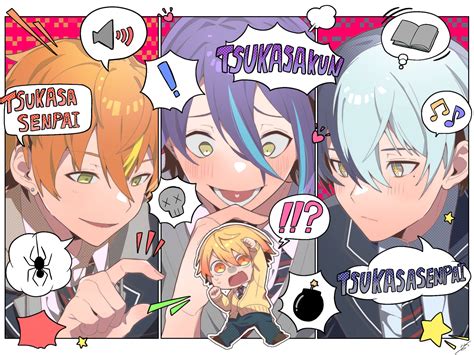 Tenma Tsukasa Kamishiro Rui Shinonome Akito And Aoyagi Touya