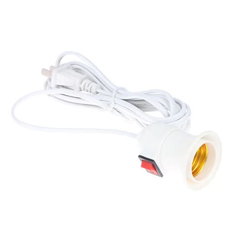 2 5m 4m E27 Lamp Base Holder Led Light Socket With Switch