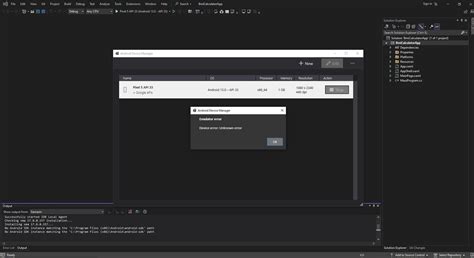 Maui Unable To Launch Android Emulator In Visual Studio Despite Trying Various Solutions