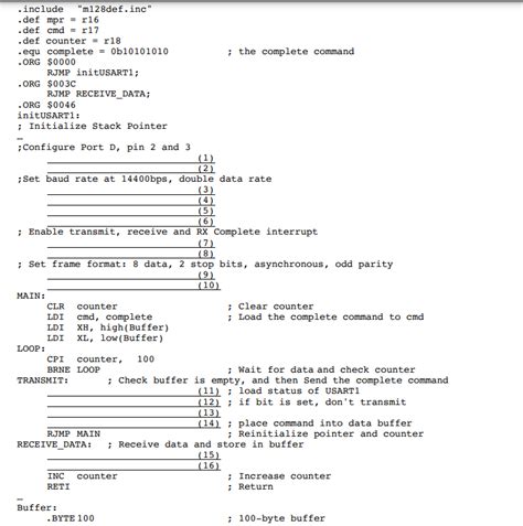 Solved Consider The Avr Code Segment Shown Below That
