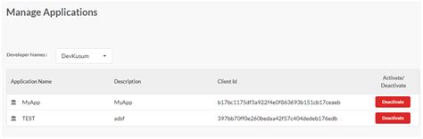 Manage Developer Applications Digitmarket™ Api Manager — Digitmarket™ Api Manager