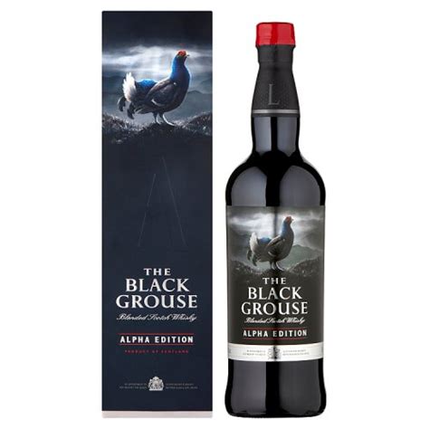 The Black Grouse Alpha Edition Blended Scotch Whisky 700ml Really Good Culture