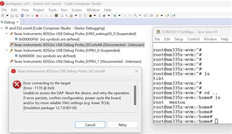 Am3358 Connect Jtag After Entering Linux Processors Forum