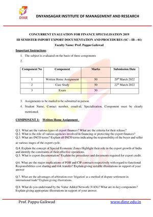 Export Import What Are The Documents Required For Import And Export Marks Importing And