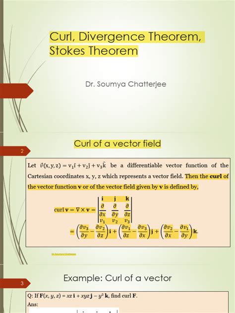 03 curl div th stokes th smc pdf divergence multivariable calculus