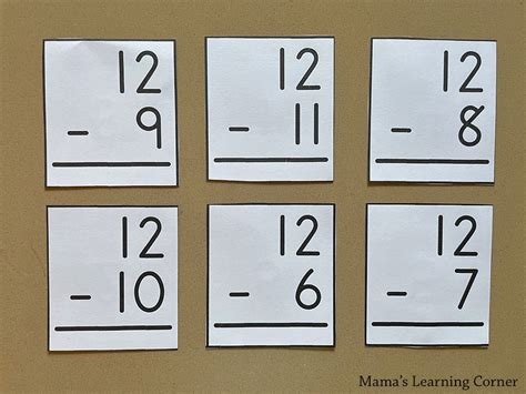 Free Printable Subtraction Flashcards With Answers Download Free