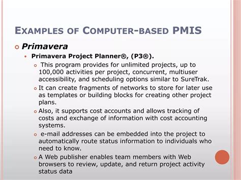 Project Management Information System Pptx
