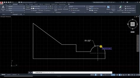 How To Put Radius Dimension In Autocad At David Beach Blog