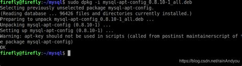 Ubuntu1804安装mysql正在设定 Mysql Apt Config Csdn博客