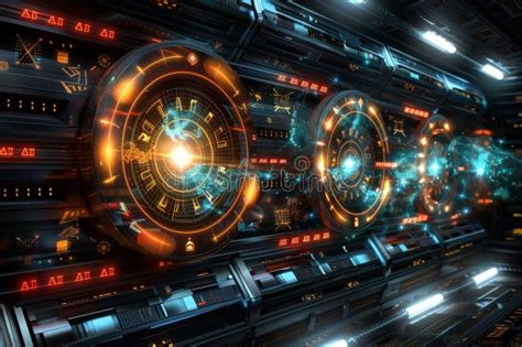 futuristic ai data center with advanced technology showcasing