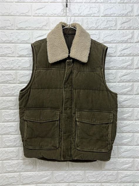 코오롱 시리즈 양털 골덴 패딩 조끼 100 헬로마켓