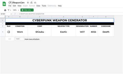 Cyberpunk Weapon Generator Ex Libris Cyborg