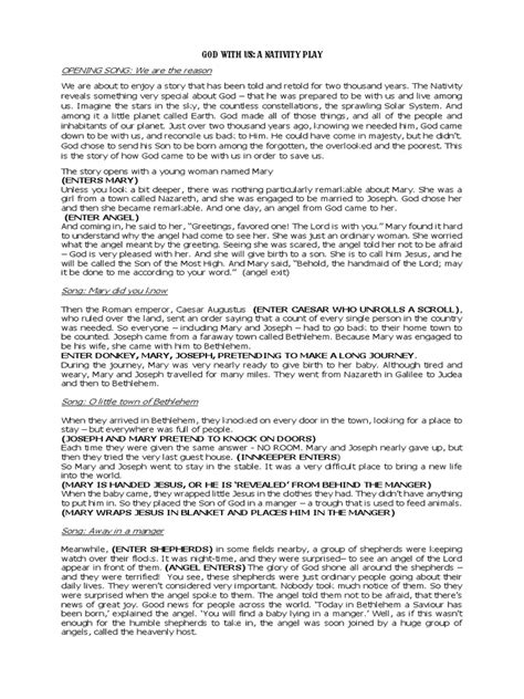 Nativity Script Pdf Biblical Magi Nativity Of Jesus
