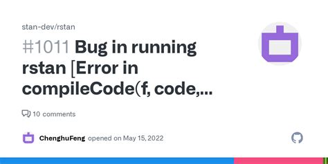 Bug In Running Rstan Error In Compilecodef Code Language Language
