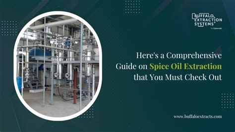 A Guide On Spice Oil Extraction Check Out