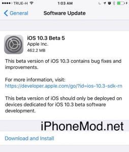 Apple ปลอย iOS 10 3 Developer Beta 5 ใหทดสอบแลว
