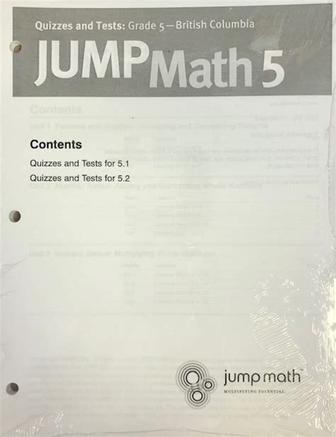 Jump Math Quizzes And Tests Anchor Academic Services