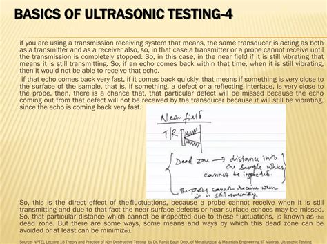Basic Of Ultrasonic Testing Part 4 By Rohit Sahu Pdf
