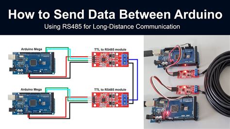 How To Send Data Between Arduino Using Rs485 Youtube