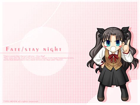 Chibi Rin Fate Stay Night Wallpaper Fanpop