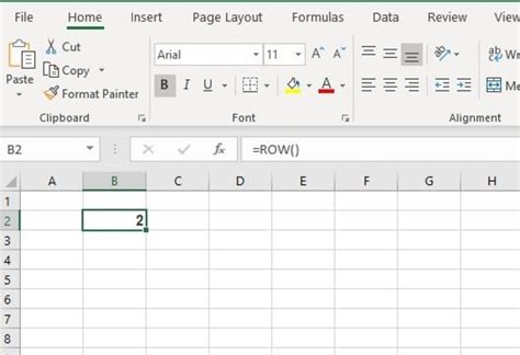 How To Use ROW And COLUMN Functions