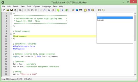 Scite4autohotkey Autohotkey Wiki