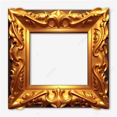우아하고 화려한 골든 프레임 복잡한 디자인 럭셔리 사치 화려한 황금 Png 일러스트 및 이미지 에 대한 무료 다운로드 Pngtree