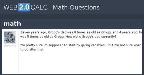 View Question Math