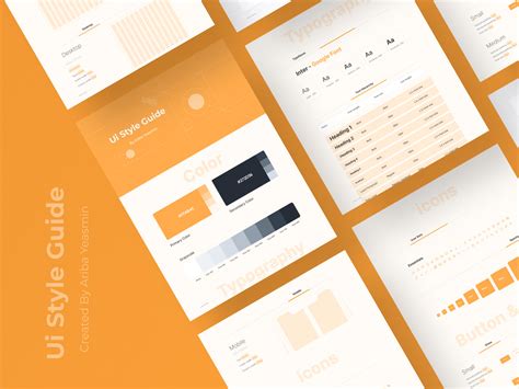 UI Style Guide Web UI Style Guideline Behance UI Style Guide Web UI Style Guideline Behance