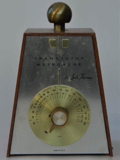 Vintage Seth Thomas Transistor Metronome
