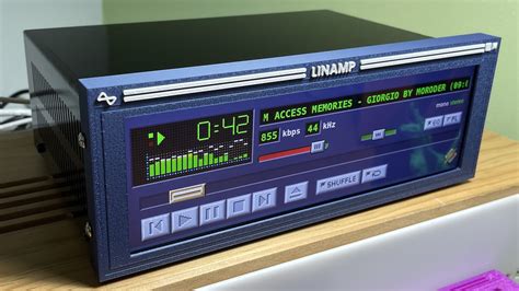 Maker Recreates Classic Winamp Mp3 Player In Real Life…