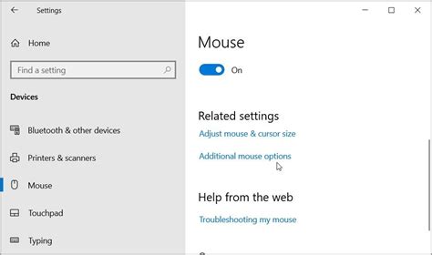 how to reset the mouse and keyboard settings to their defaults on windows