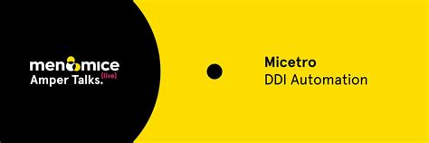 Menandmice — Amper Talks Live Ddi Automation With Micetro Video