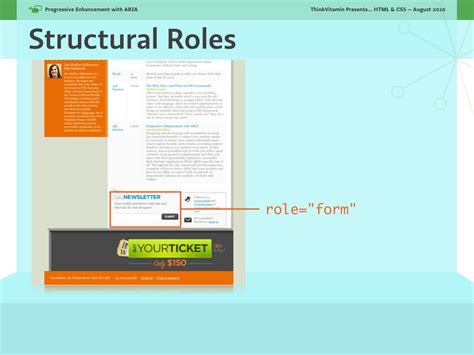 PPT Progressive Enhancement With ARIA Carsonified HTML CSS Online