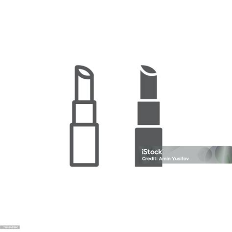 포 마 드 라인과 문양 아이콘 아름다움과 화장품 포 마 드 기호 벡터 그래픽 흰색 바탕에 선형 패턴 0명에 대한 스톡 벡터 아트 및 기타 이미지 Istock