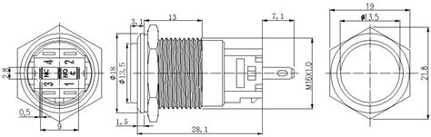 Great 12V Latching Push Button Switch 16MM Metal Tactile Switch Flat Style Push 12V Latching