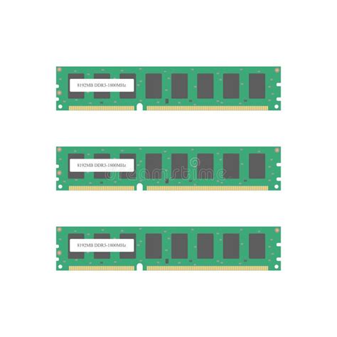 Random Access Memory Stock Vector Illustration Of Computer 84616494