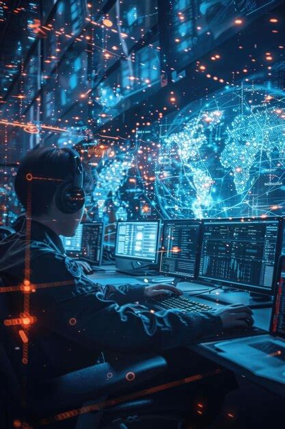 Premium Photo Quantum Entanglement Satellite Network Instant Secure