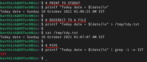 Bash Printf Command Explained With Examples OSTechNix