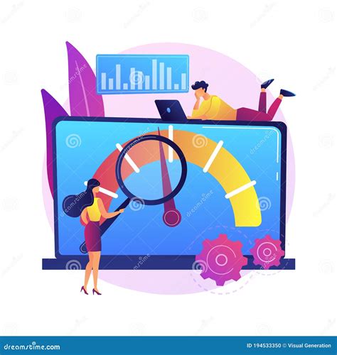 Benchmark Testing Abstract Concept Vector Illustration Stock Vector Illustration Of Iteration