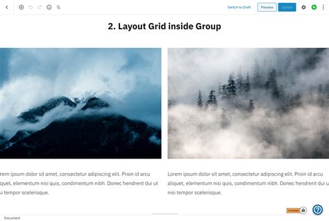 Layout Grid Content Overflows When Its Inside A Group Block · Issue