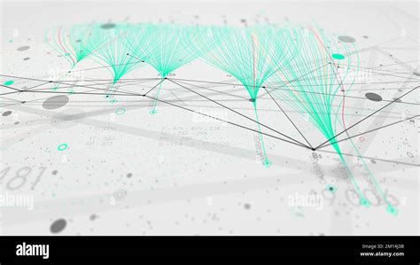 Big Data Network Connection Plexus Digital Futuristic Technology Visualization Concept