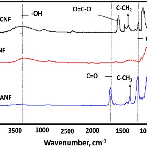 Ftir Spectra Depicting Canfs Cnfs And A Cnfs Download Scientific Diagram